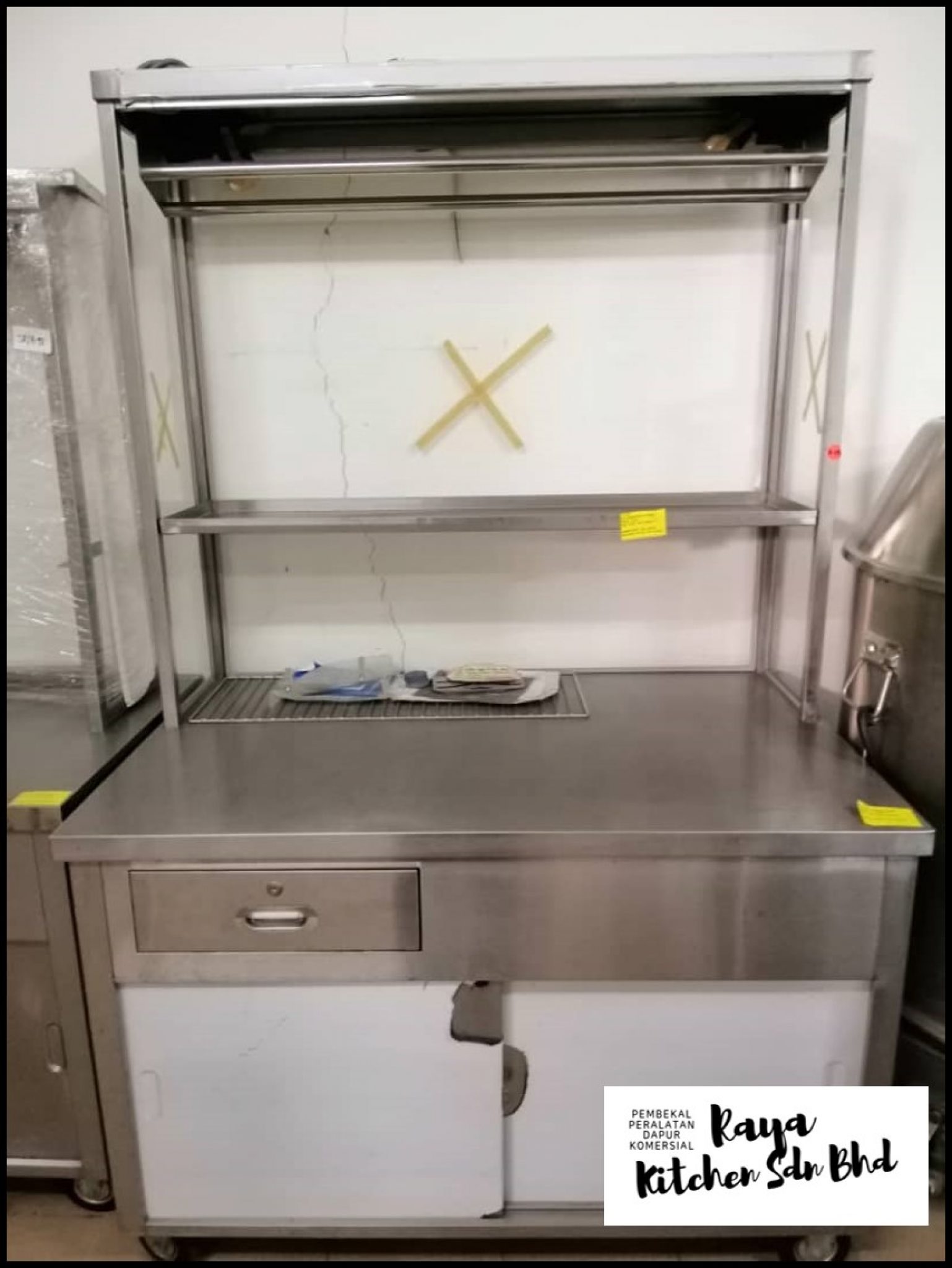 S/STEEL CHICKEN RICE STALL (4FT) • Murah Kitchen Marketplace Malaysia