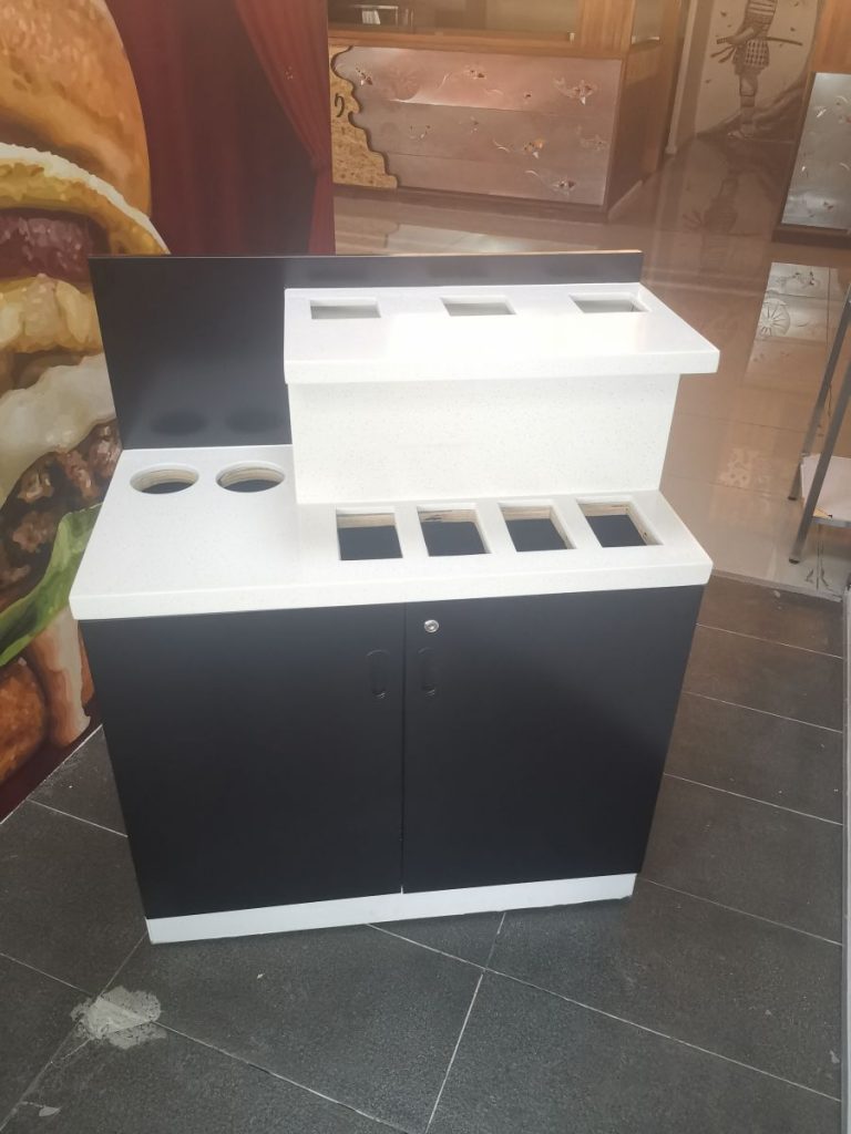 Self-service sauces station • Murah Kitchen Marketplace Malaysia