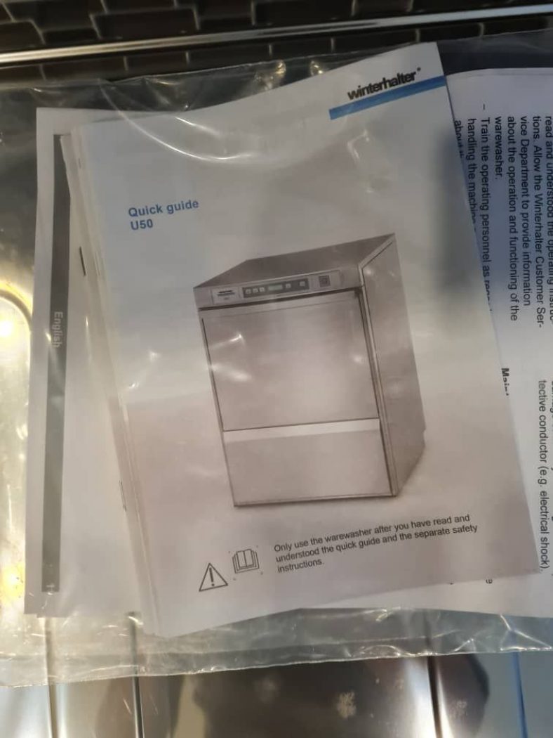 Winterhalter U50 Under Counter Dishwasher (Hobart / Chempro / Gtek ...