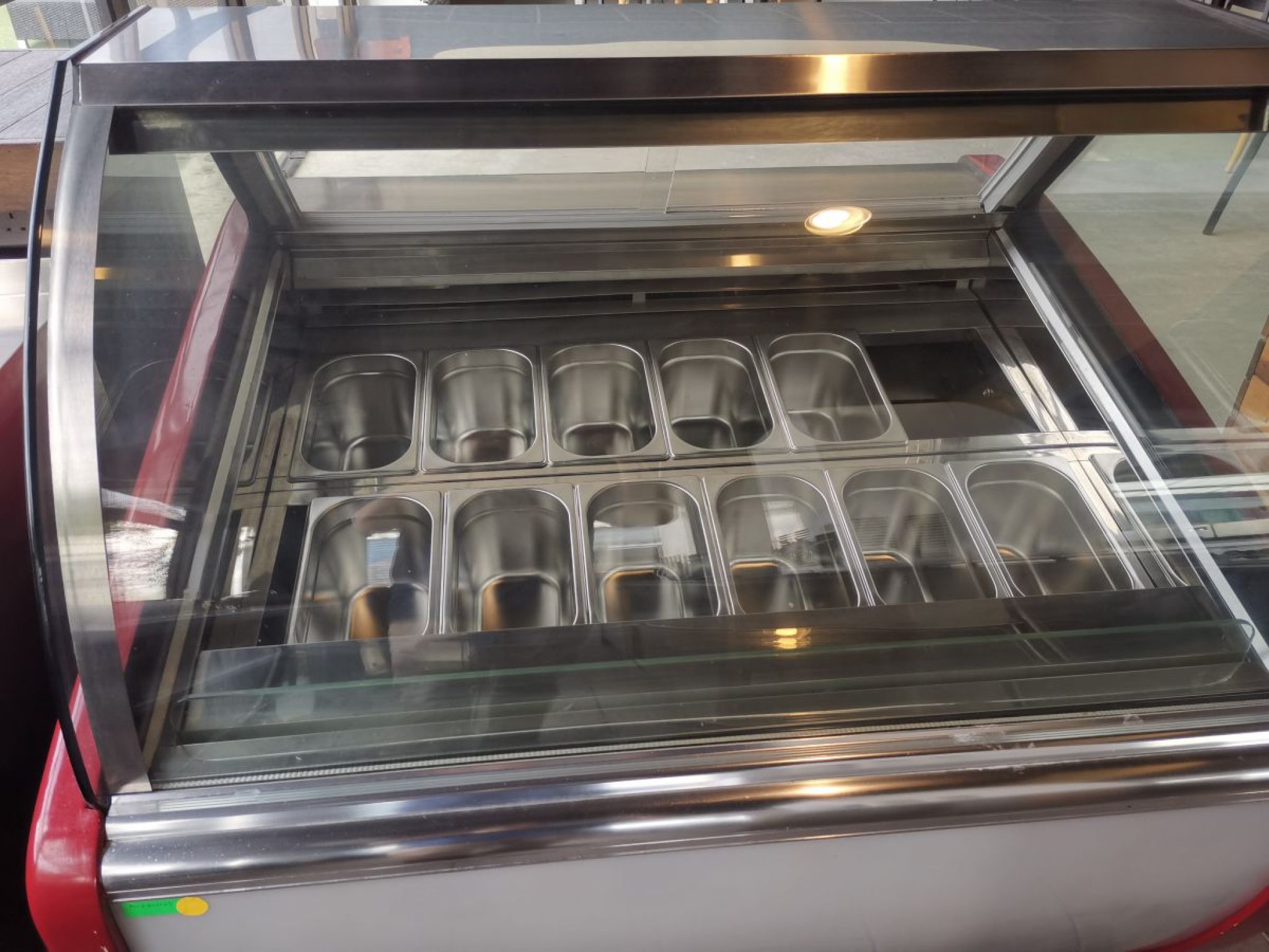 Gelato Ice Cream Showcase • Murah Kitchen Marketplace Malaysia