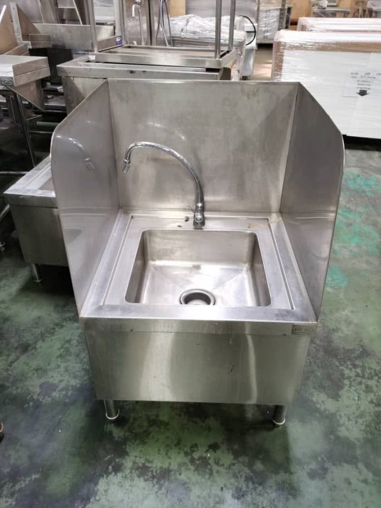 SS MOP SINK WITH HIGH BACKSPLASH • Murah Kitchen Marketplace Malaysia