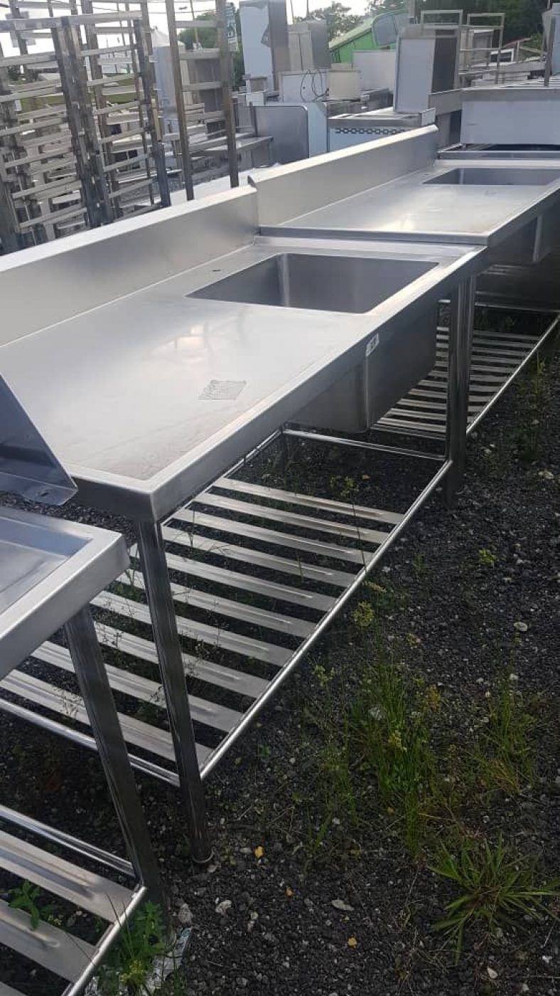 S/S SINGLE BOWL SINK TABLE • Murah Kitchen Marketplace Malaysia