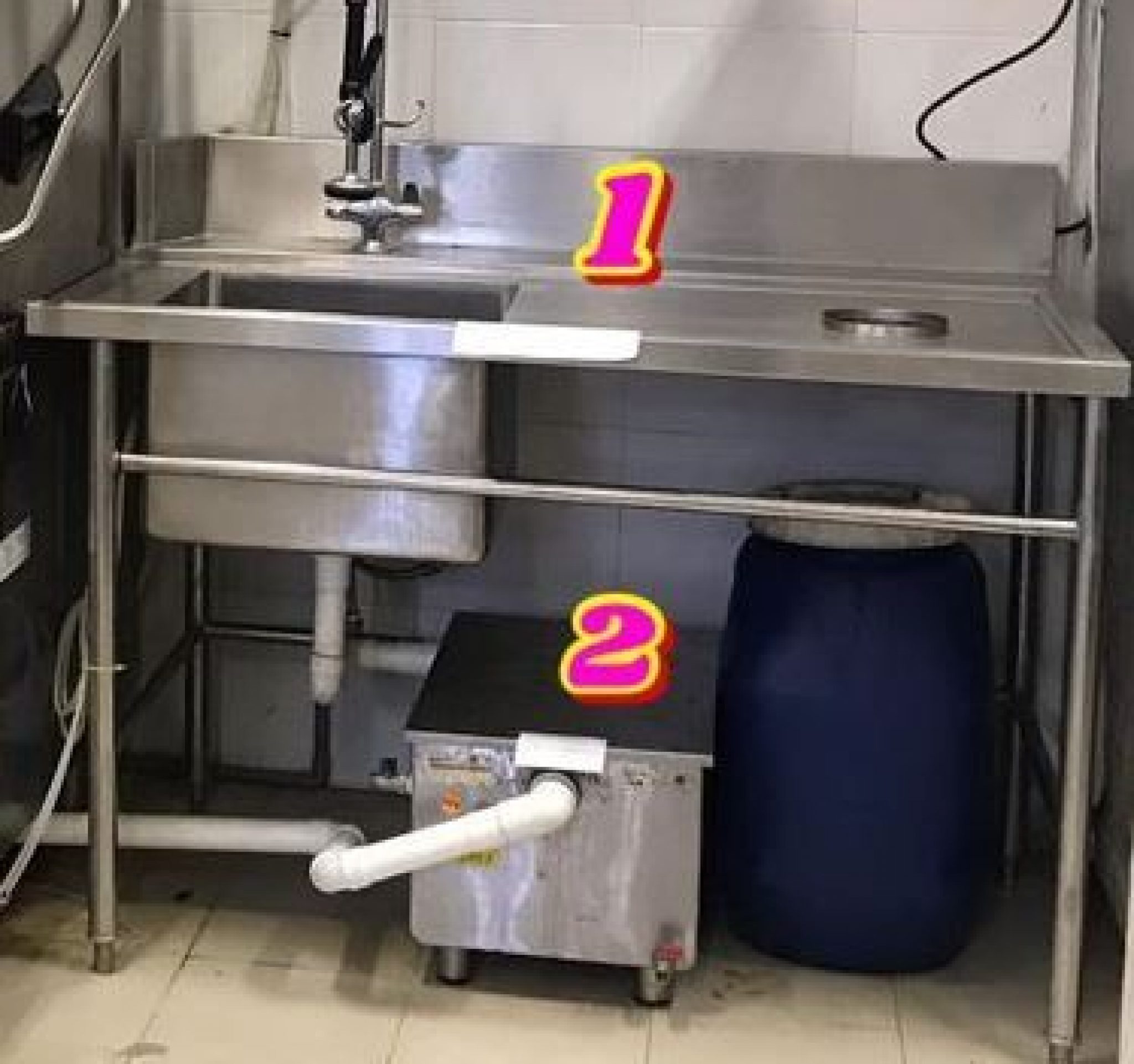 Stainless Steel Soil Sink Table • Murah Kitchen Marketplace Malaysia