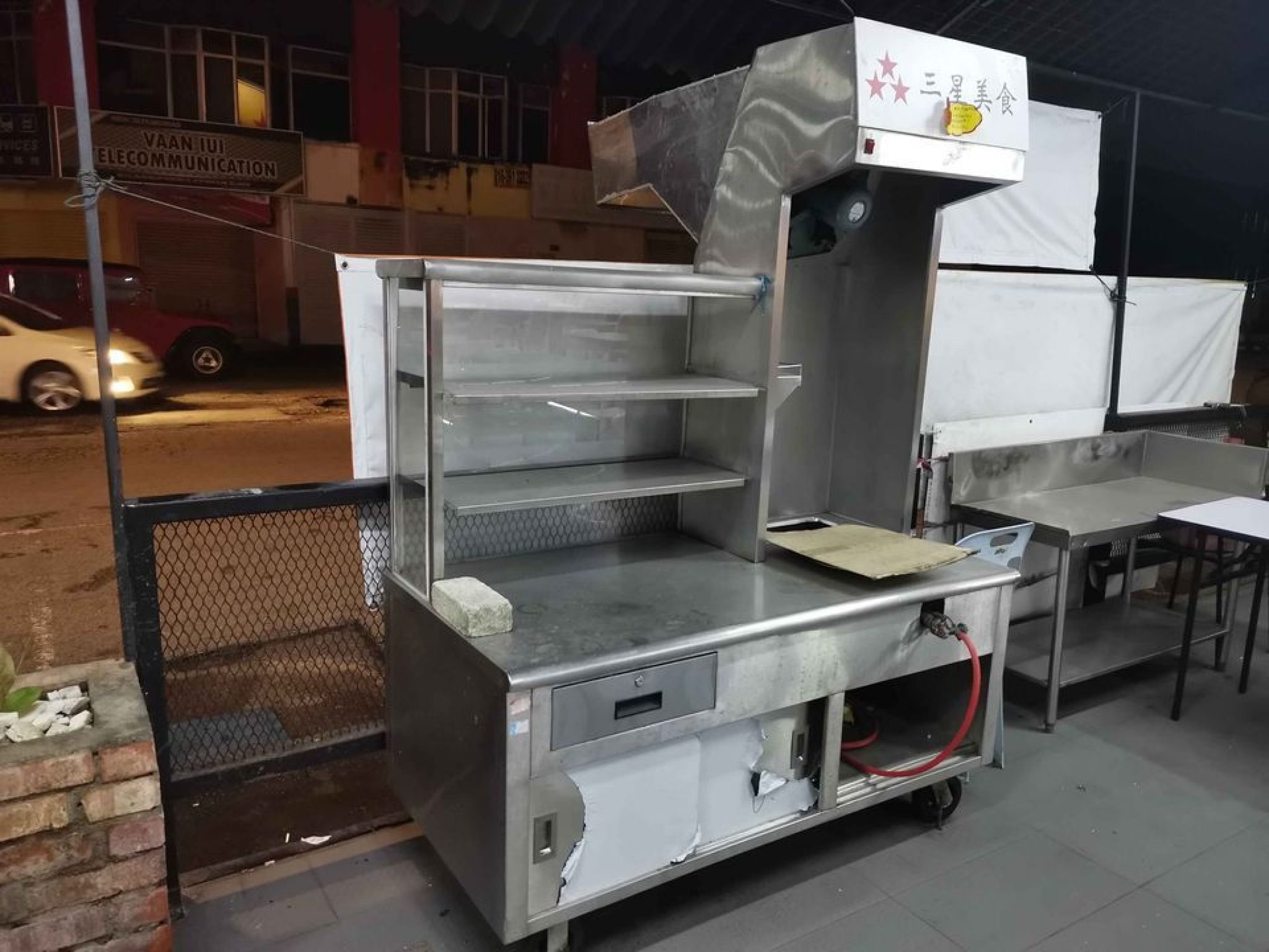 Stainless Steel Stall (USED) • Murah Kitchen Marketplace Malaysia