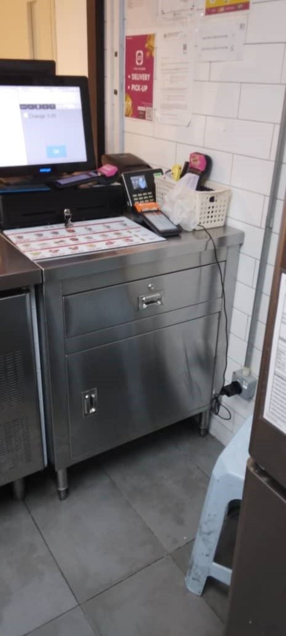 Stainless Steel CASHIER COUNTER • Murah Kitchen Marketplace Malaysia