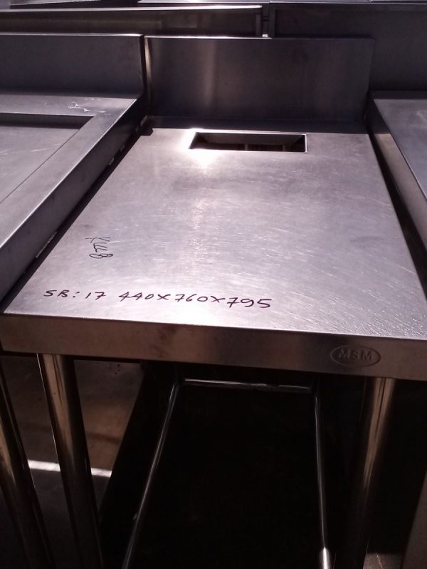 SB017 - Stainless Steel Spreader Table • Murah Kitchen Marketplace Malaysia