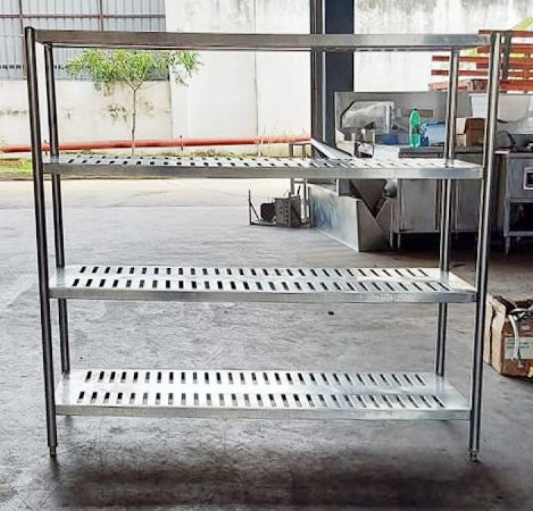 SS 4 Tier Solid Rack • Murah Kitchen Marketplace Malaysia