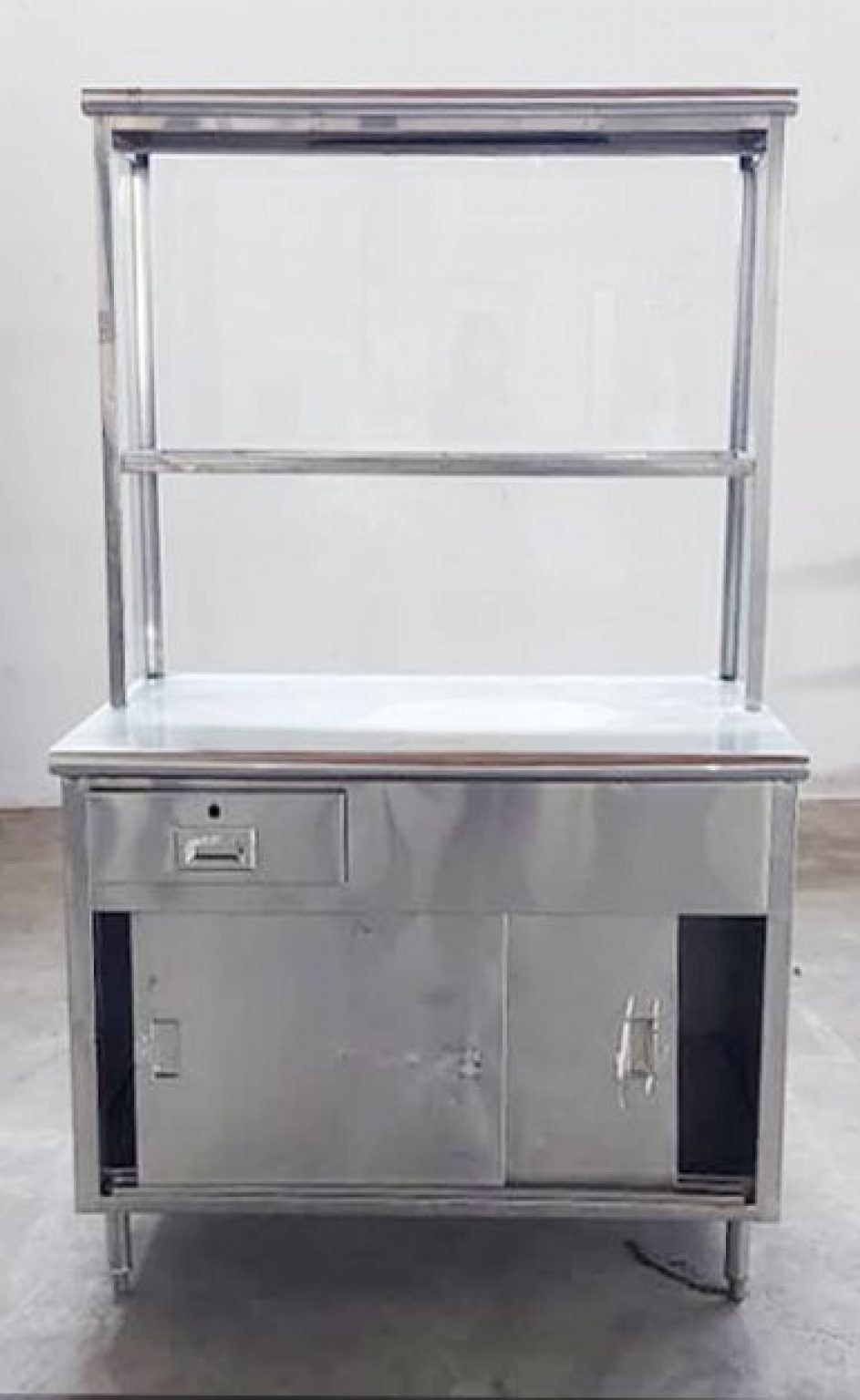 SS Mee Stall (Leg) with (Drawer + Door + Overheadshelf) • Murah Kitchen ...